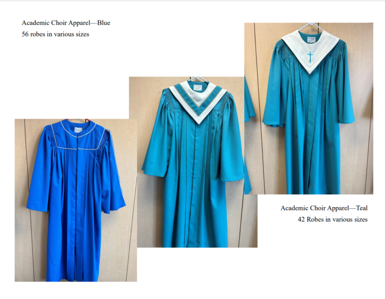 Choir Robes – ArchSPM Mission Support